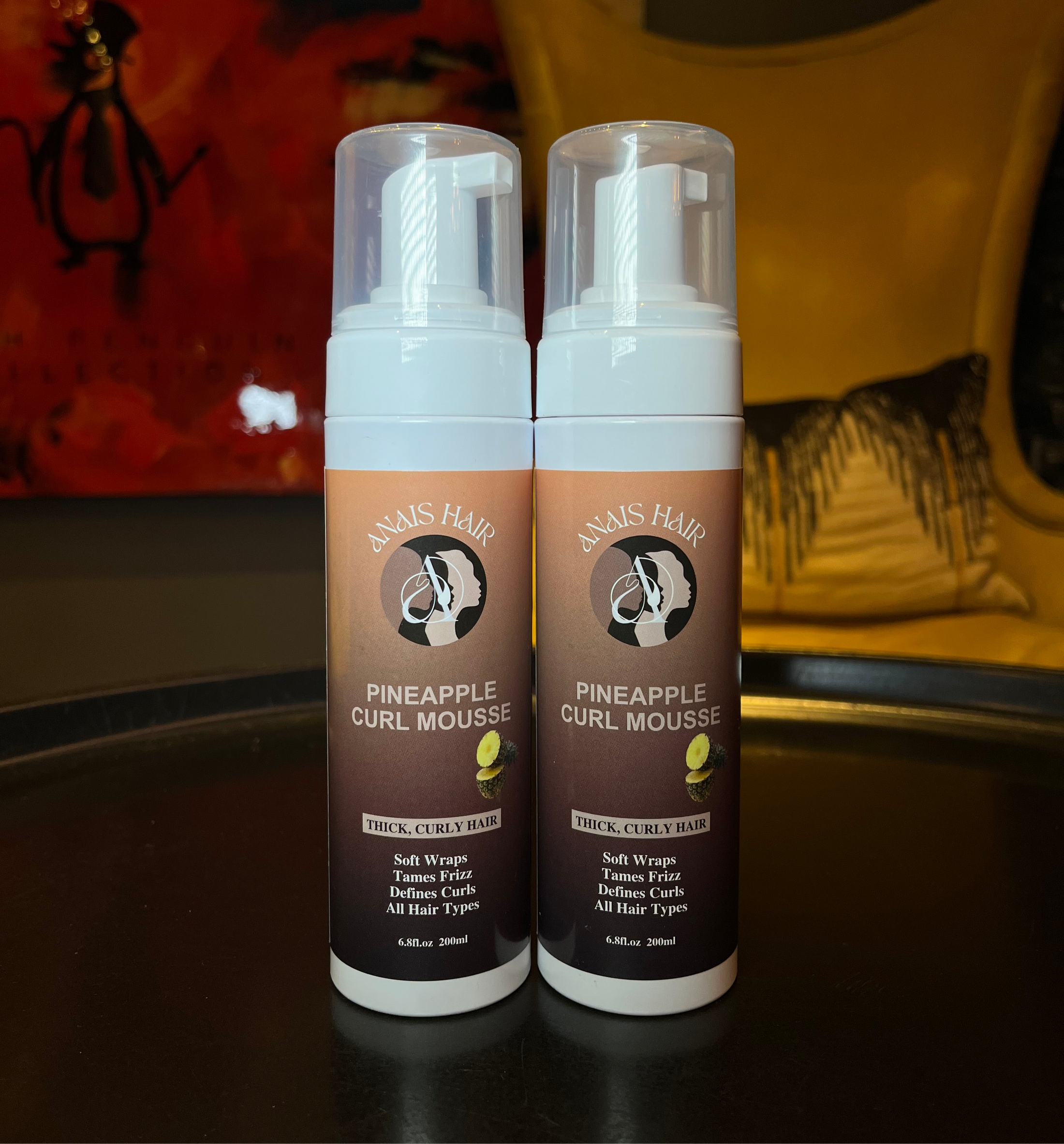 Curly Hair Mousse | Define Curls with Pineapple Scent